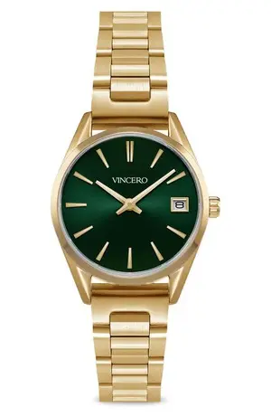 VINCERO Harper Bracelet Watch - Gold/green
