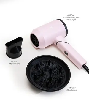 SUTRA BEAUTY Limited-edition Accelerator 2100 Blow Dryer - Frosted Pink