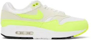 Nike Nike Green Air Max 1 Sneakers - White/volt-sea Glass