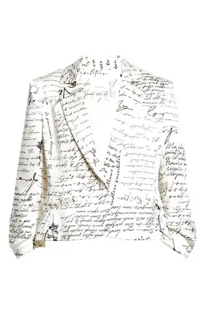 Cinq À Sept Mon Amour Le Petite Khloe Print Blazer
