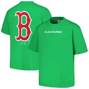 PLEASURES Boston Red Sox Ballpark T-shirt - Green
