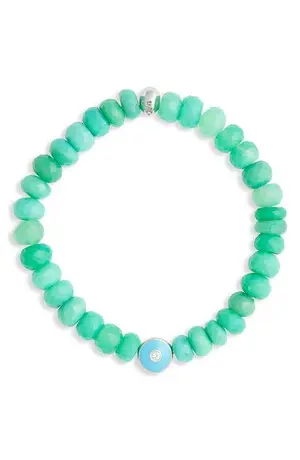 Anzie Beaded Stretch Bracelet - Blue