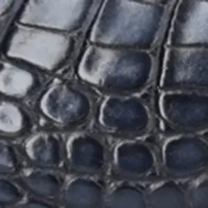 Zegna Crocodile Skin Penny Loafers - Navy