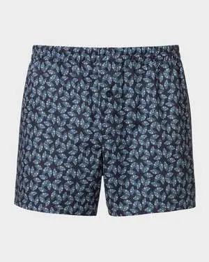 Zimmerli 4700 Cotton Poplin Boxers - Blue