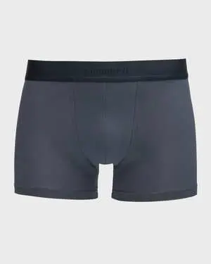 Zimmerli Men & Apos;s 700 Pureness Boxer Briefs 576 Deep Blue