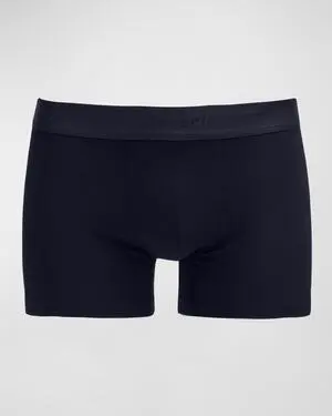 Zimmerli Men & Apos;s 700 Pureness Boxer Briefs Navy