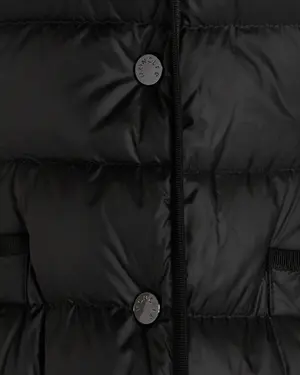 Moncler Hirma Hooded Down Puffer Coat - Black