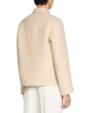 Sandro Zip Jacket - Beige