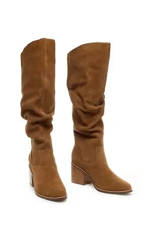 KELSI DAGGER BROOKLYN Scrunch Boots - Honey