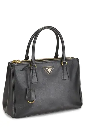 Prada Saffiano Executive Tote - Black