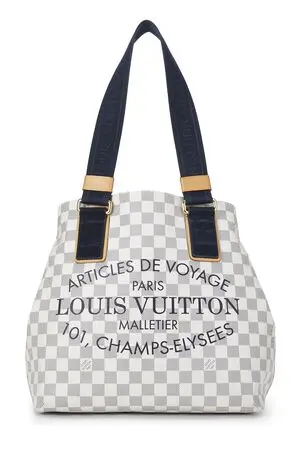 LOUIS VUITTON Louis Vuitton Damier Azur Plein Soleil Cabas PM