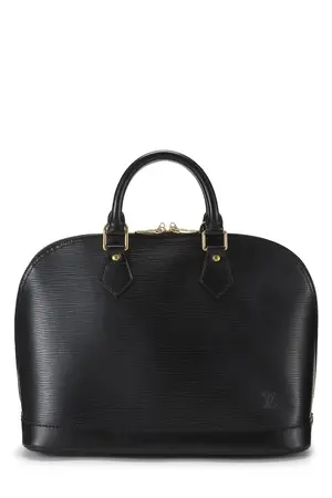 LOUIS VUITTON Epi Alma Handbag - Black