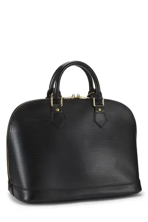LOUIS VUITTON Epi Alma Handbag - Black