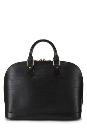 LOUIS VUITTON Epi Alma Handbag - Black