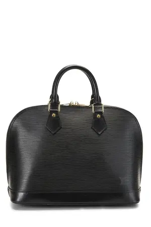 LOUIS VUITTON Louis Vuitton Epi Alma PM Black