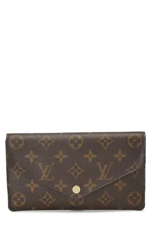 LOUIS VUITTON Monogram Canvas Jeanne Wallet - Orange