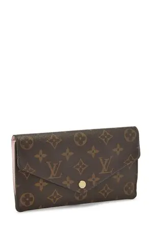 LOUIS VUITTON Monogram Canvas Jeanne Wallet - Orange