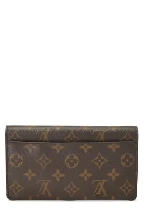 LOUIS VUITTON Monogram Canvas Jeanne Wallet - Orange
