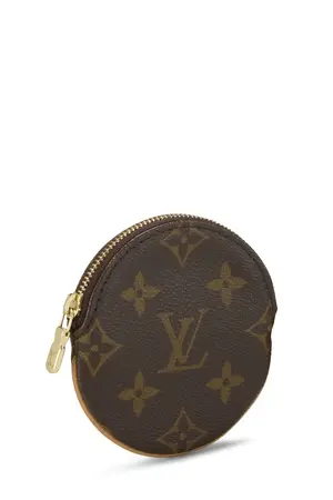 LOUIS VUITTON Monogram Canvas Porte Monnaie Round