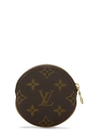 LOUIS VUITTON Monogram Canvas Porte Monnaie Round