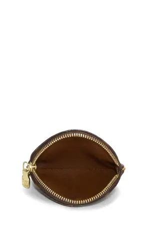 LOUIS VUITTON Monogram Canvas Porte Monnaie Round