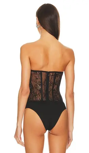 Retrofete Otto Bodysuit - Black