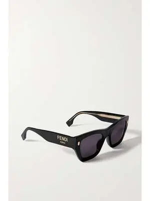 Fendi Roma D-frame Sunglasses - Black