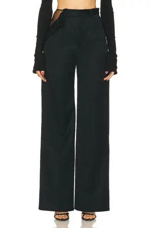 GRACE LING Peek Open Thigh Pant