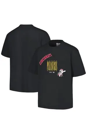 PLEASURES Cincinnati Reds Repurpose T-shirt - Black