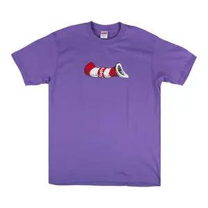 Supreme Cat In The Hat T-shirt 'purple' Purple