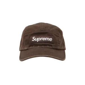 Supreme Supreme Washed Chino Twill Camp Cap Brown