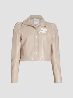 COURREGES Reedition Vinyl Jacket Mastic Grey