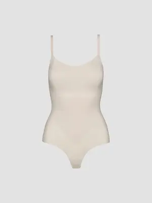 Commando Zone Smoothing Seamless Bodysuit - Beige