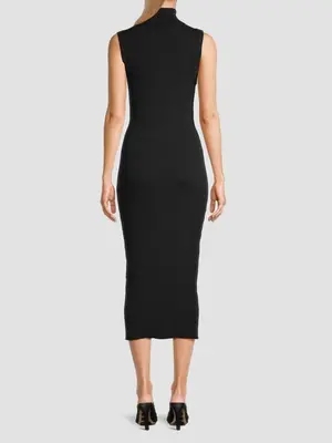 TOCCIN Rowan Tie-waist Knit Midi Dress