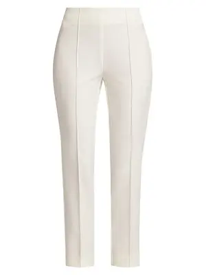 Kobi Halperin Briley Twill Cropped Pants Ivory