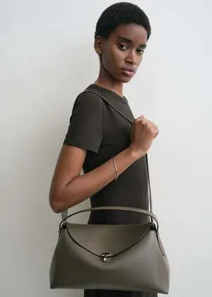 TOTEME T-lock Top Handle Bag