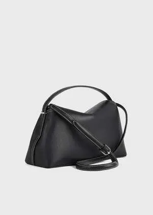 TOTEME T-lock Grained-leather Top Handle
