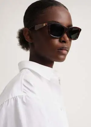 TOTEME Classic Sunglasses - Havana