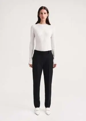TOTEME Mid-waist Slim Trousers