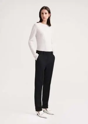 TOTEME Mid-waist Slim Trousers