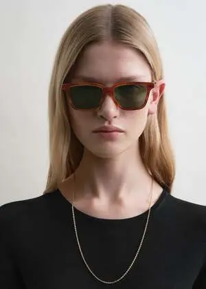 TOTEME Square Acetate Sunglasses
