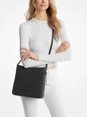 Michael Kors Jet Set Travel Large Logo Messenger Bag