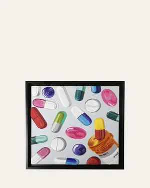 Jonathan Adler Happy Pills Beaded Wall Art - Multi