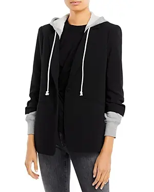 Cinq À Sept Cinq A Sept Khloe Hoodie Jacket Black/heat
