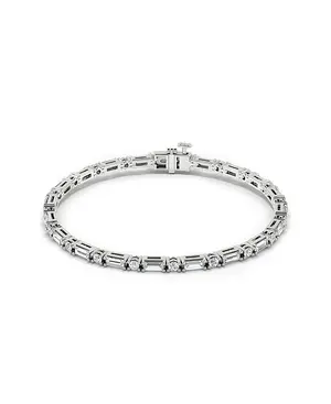 Bloomingdale'S Vrai Mixed Shape Diamond Bracelet - White