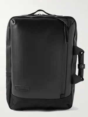 MASTER-PIECE CO Slick Cordura® Ballistic And Leather Backpack - Black