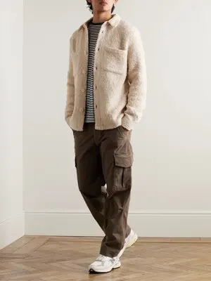 Portuguese Flannel Curly Bouclé Overshirt