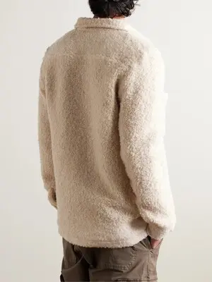 Portuguese Flannel Curly Bouclé Overshirt