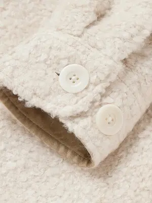 Portuguese Flannel Curly Bouclé Overshirt