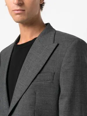 SUNFLOWER Single-breasted Wool Blazer